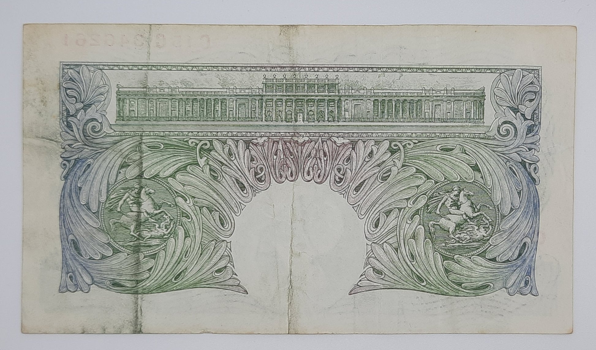 1950 Bank of ENGLAND, UK - £1 (One) British Pound Banknote Serial No ...